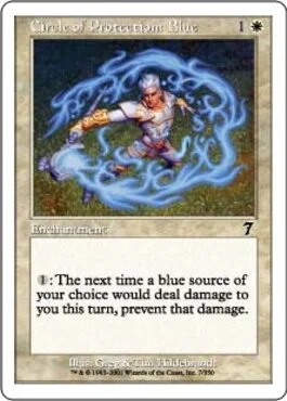 Circle of Protection: Blue, Seventh Edition (7E) Price History