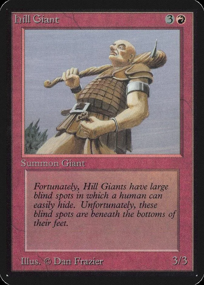 Hill Giant, Limited Edition Alpha (LEA) Price History