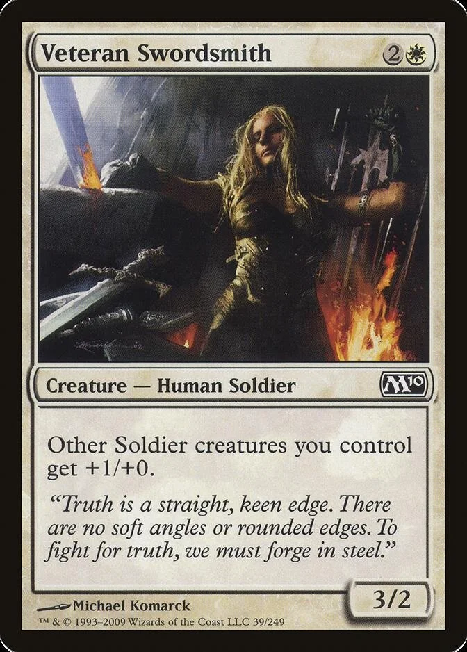 Veteran Swordsmith, Magic 2010 (M10) Price History