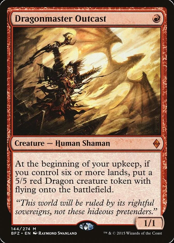 Dragonmaster Outcast Battle For Zendikar Bfz Price History