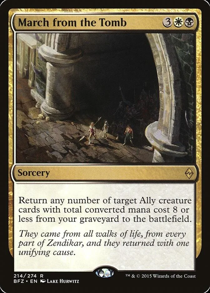 March From The Tomb Battle For Zendikar Bfz Price History