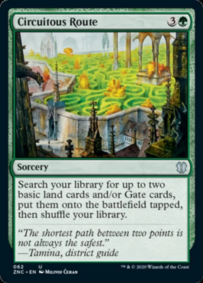 Circuitous Route, Zendikar Rising Commander (ZNC) Price History