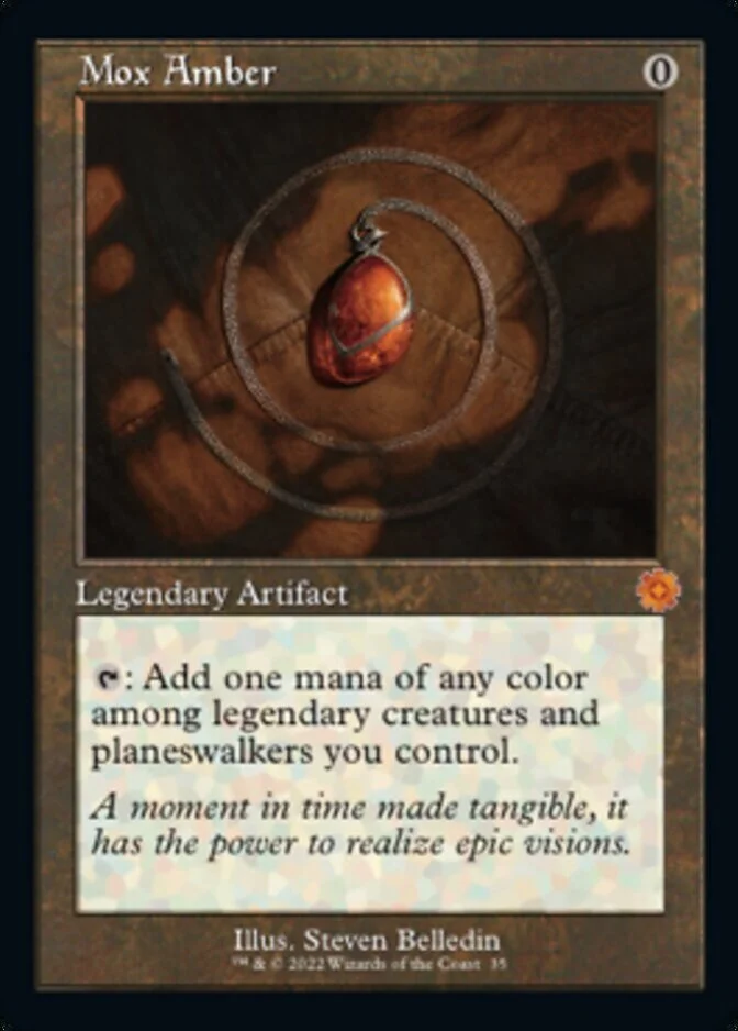Mox Amber, The Brothers' War: Retro Frame Artifacts (BRR) Price