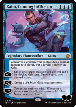 Kaito, Cunning Infiltrator, Foundations (FDN) Price History