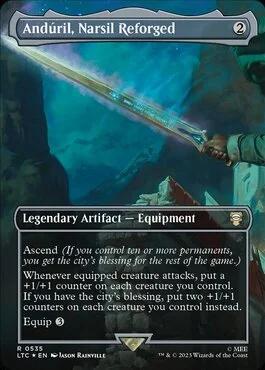 Anduril, Narsil Reforged, The Lord of the Rings: Tales of Middle-Earth