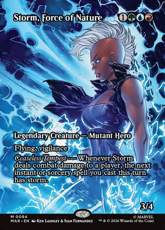 Storm, Force of Nature, Marvel Bonus Sheet (MAR) Price History
