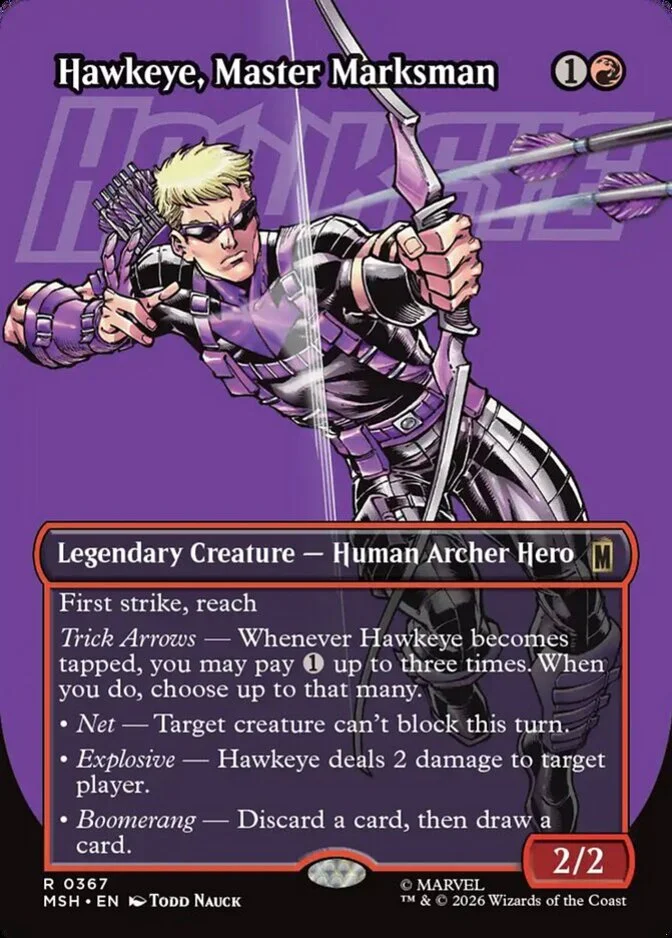Hawkeye, Master Marksman, Marvel Super Heroes (MSH) Price History