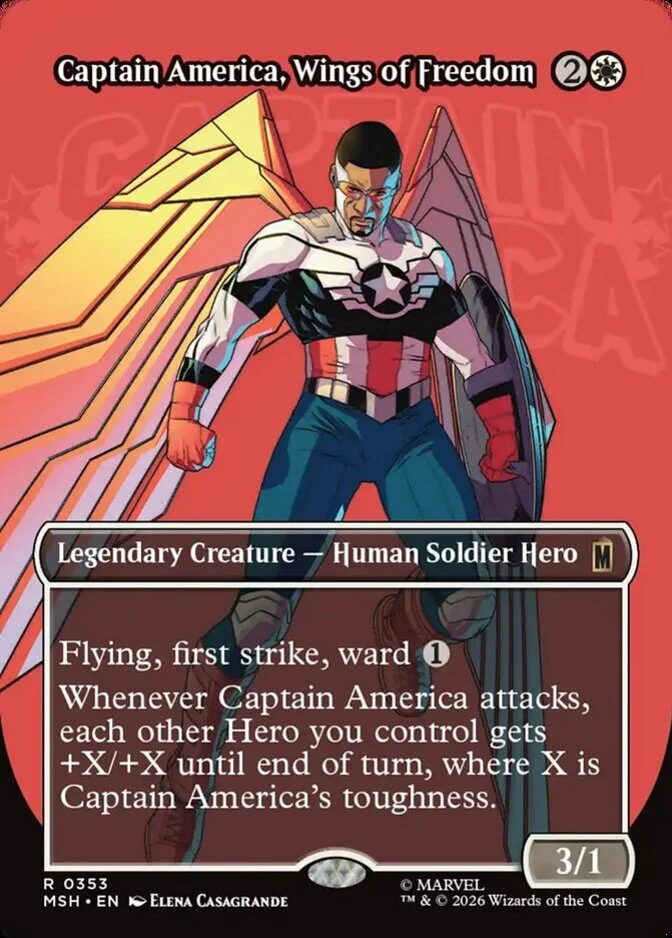 Captain America, Wings of Freedom, Marvel Super Heroes (MSH) Price