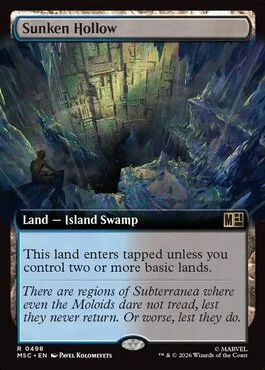 Sunken Hollow, Marvel Super Heroes Commander (MSC) Price History