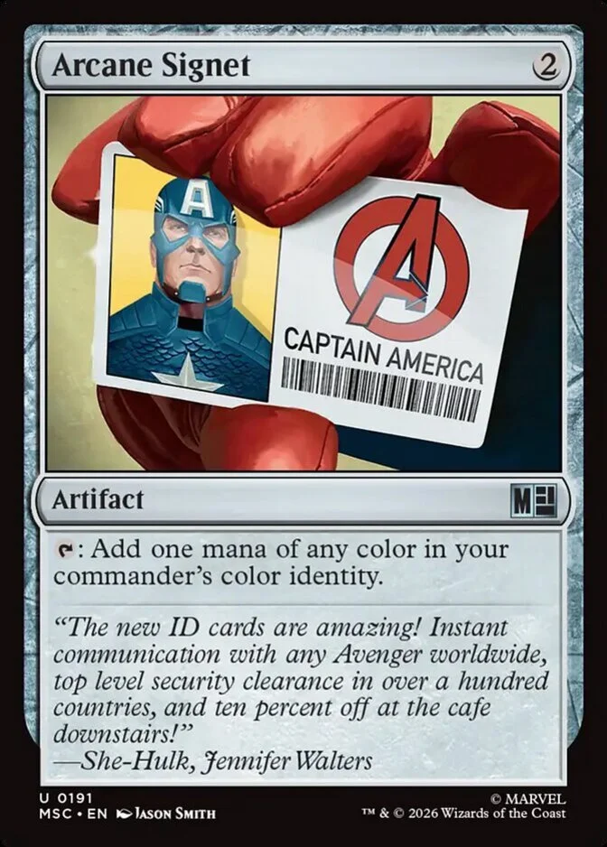 Arcane Signet, Marvel Super Heroes Commander (MSC) Price History