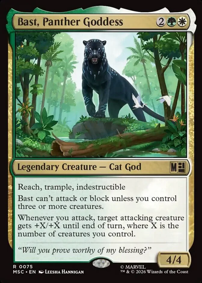 Bast, Panther Goddess, Marvel Super Heroes Commander (MSC) Price