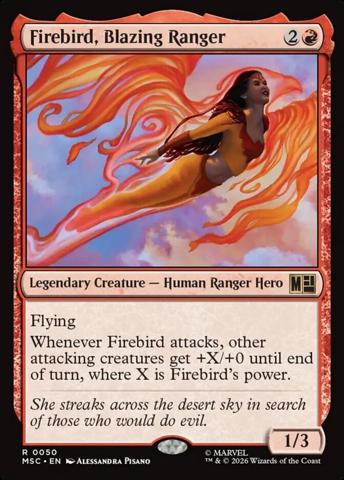 Firebird, Blazing Ranger, Marvel Super Heroes Commander (MSC) Price