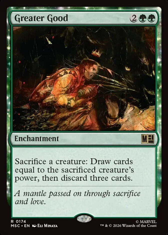 Greater Good, Marvel Super Heroes Commander (MSC) Price History