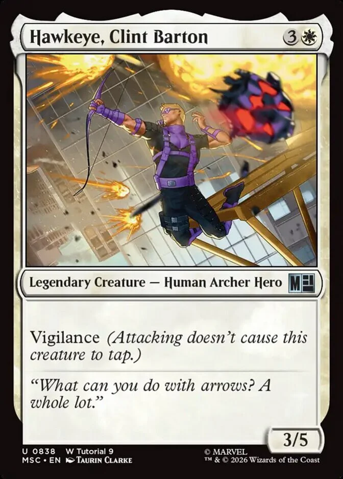 Hawkeye, Clint Barton, Marvel Super Heroes Commander (MSC) Price
