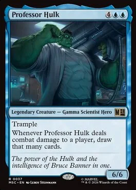 Professor Hulk, Marvel Super Heroes Commander (MSC) Price History