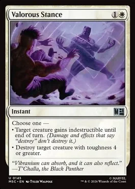 Valorous Stance, Marvel Super Heroes Commander (MSC) Price History